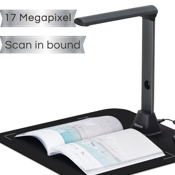 S3 Book & Document Camera, 17MP High Definition Professional Book Docu ...