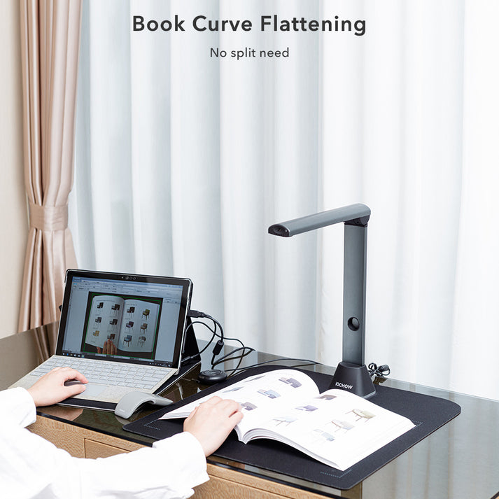 S3 Book & Document Camera, 17MP High Definition Professional Book Docu ...